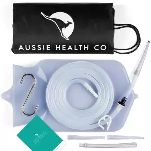 „Aussie Health Co“ netoksiškas silikono klizmos maišelių rinkinys