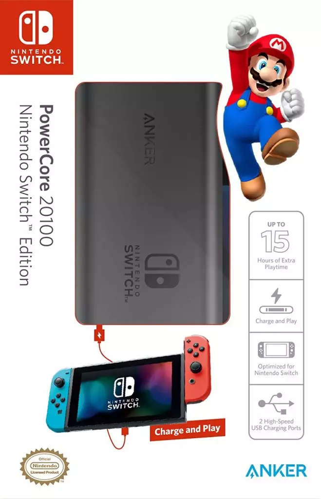 Anker-POwerCore-20100-Nintendo-Switch-charger