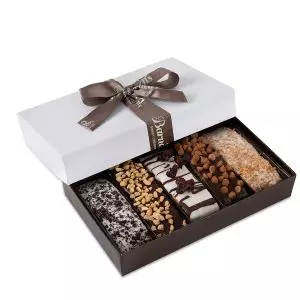 әріптестерге арналған жаңа жылдық сыйлықтар шоколад печенье