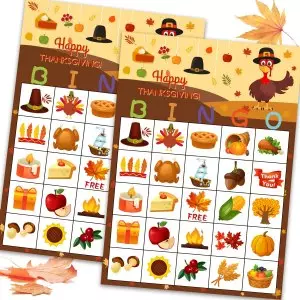 Funnlot Thanksgiving bingo