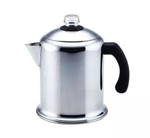 farberware kafe percolator sou yon Fond blan