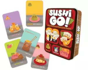 Cluiche cártaí sushi
