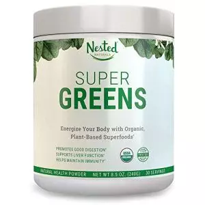 Serbuk Super Greens Nested Naturals