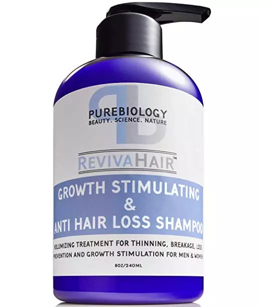 przerzedzanie włosów stymulujące produkty do skóry głowy wypadanie włosów czysta biologia stymulująca wzrost przeciw szamponowi revivahair