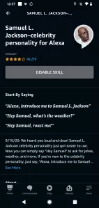 Descargar Samuel L Jackson Alexa Skill