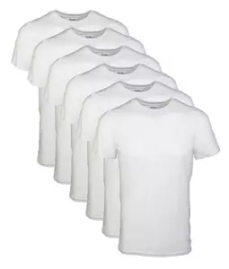 Белая футболка с мужской Gildan