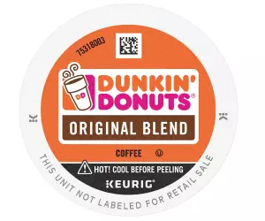 best keurig qehweçêkeran, Dunkin 'Original Blend K-kap