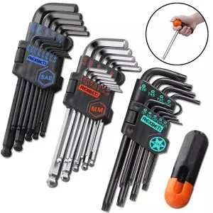 REXBETI Hex Key Allen Wrench Set