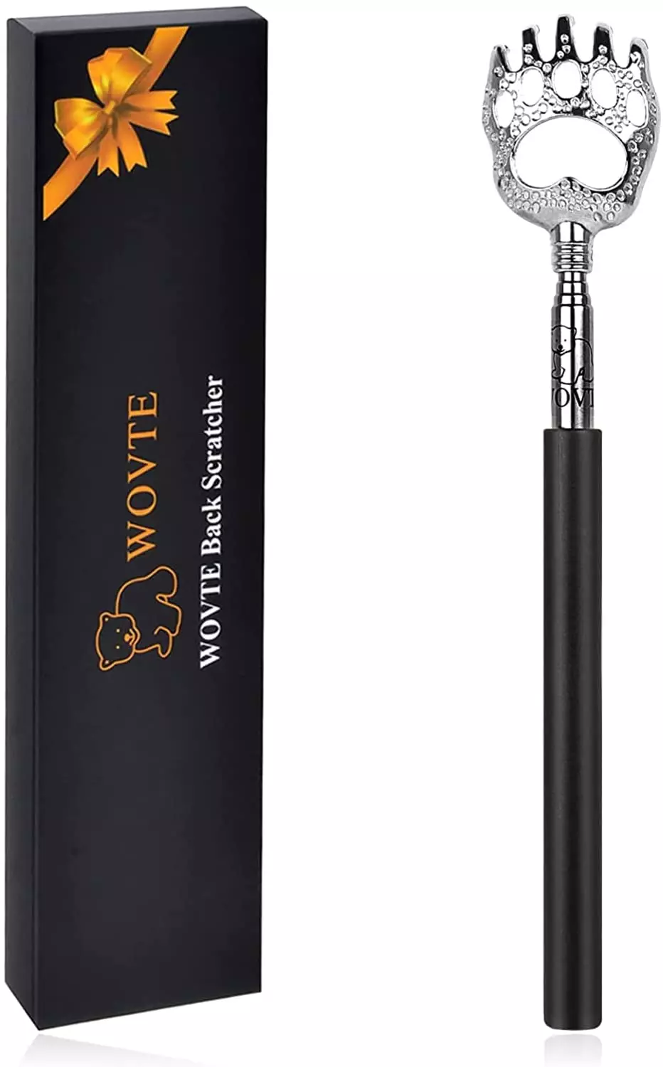 بهترین هدیه برای مردان، خراش پشت تلسکوپی مشکی WOVTE Bear Claw