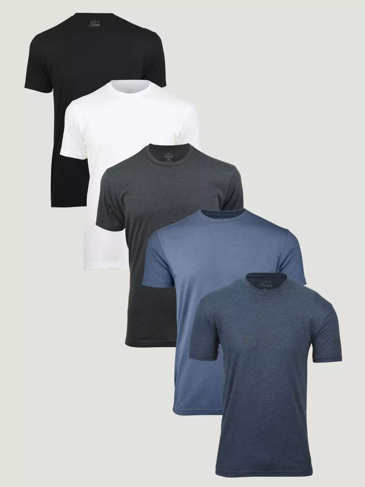 mellores agasallos para homes, paquete de 5 camisetas máis vendidas de Fresh Clean