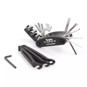 WOTOW Kit d'outils de réparation de vélo multifonction 16 en 1