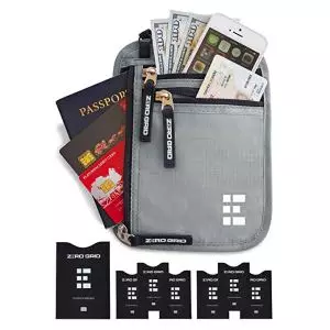 resplånbok passhållare Amazon zero grid