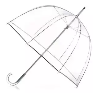 geriausi nešiojami skėčiai skaidrūs krepšiai