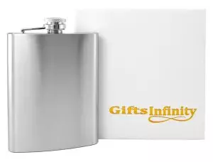 Infinity 8 oz Hip Stainless Flask