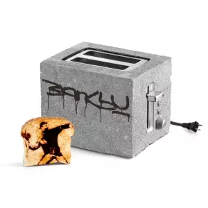 gag opariak gizonentzako banksy toaster