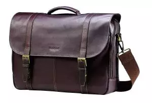 Vintage Leather Briefcase Samsonite