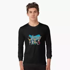 a camiseta de manga longa jetsons