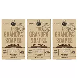 ኦትሜል ባር ሳሙና The Grandpa Soap Co,.