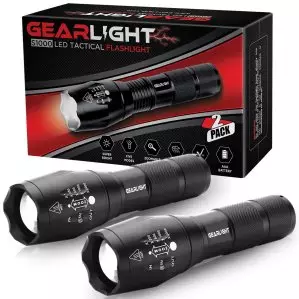 GearLight LED taktinis žibintuvėlis