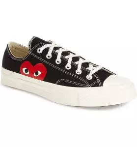 Sneakers a cuore nere Converse