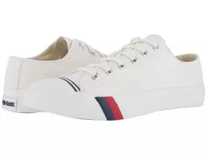 Sneakers bianche a righe Keds