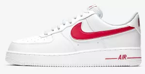 Air Force 1 Nike Swoosh rosso