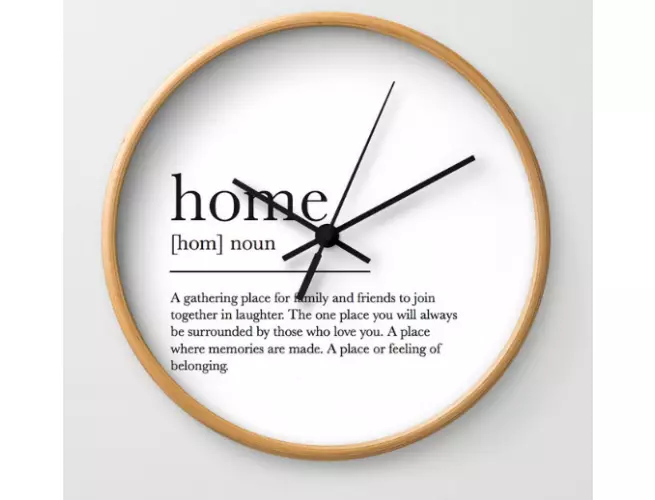 Society 6 Home Clock