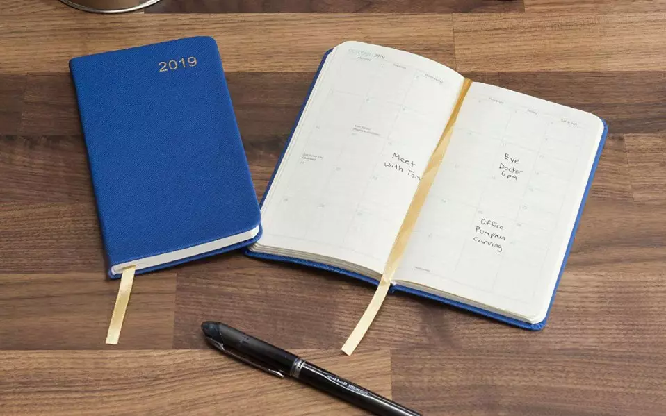 2019 کے منصوبہ ساز کیلنڈرز کے ایجنڈے