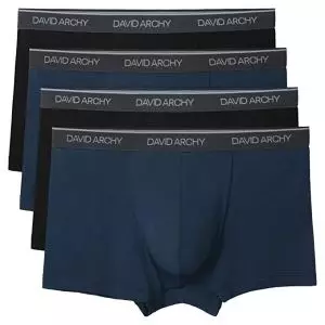 David Archy Ultra Soft Comfy Breathable Bamboo Rayon Trunks