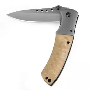Wood Handle Pocket Knife Ukusonga