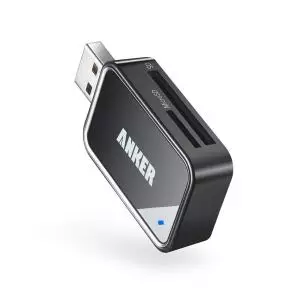 Anker 8-in-1 USB 3.0 portativ kartani o'quvchi