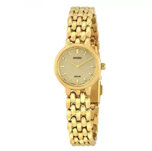 Solar Gold Dial Damen Auer