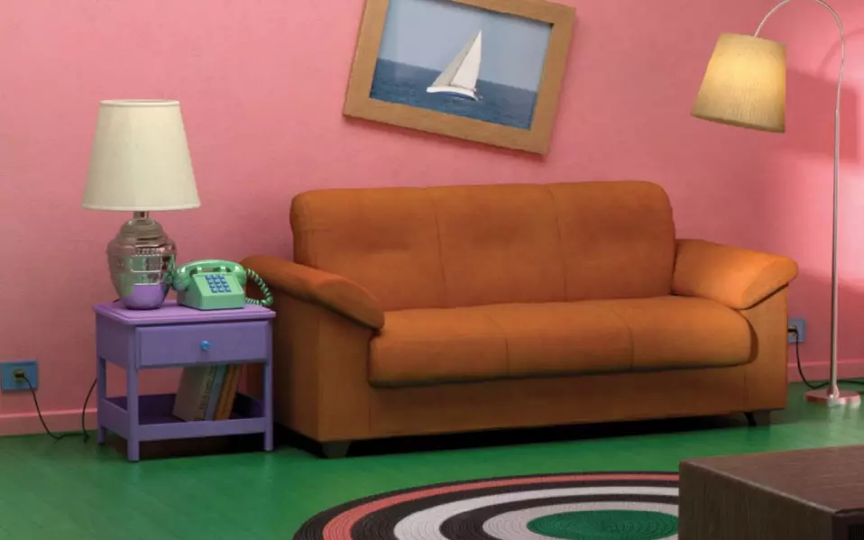 Simpsons Living Room in Real Life: