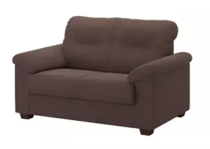 Brun sofa Ikea