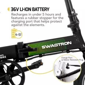 Swagtron 电动折叠自行车