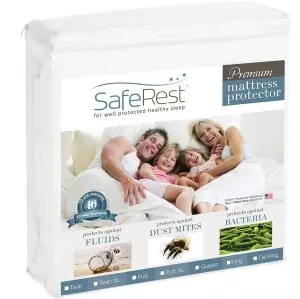 SafeRest-Full-Size-Premium-Hypoallergenic-Tahan Air-Kasur-Pelindung-Amazon