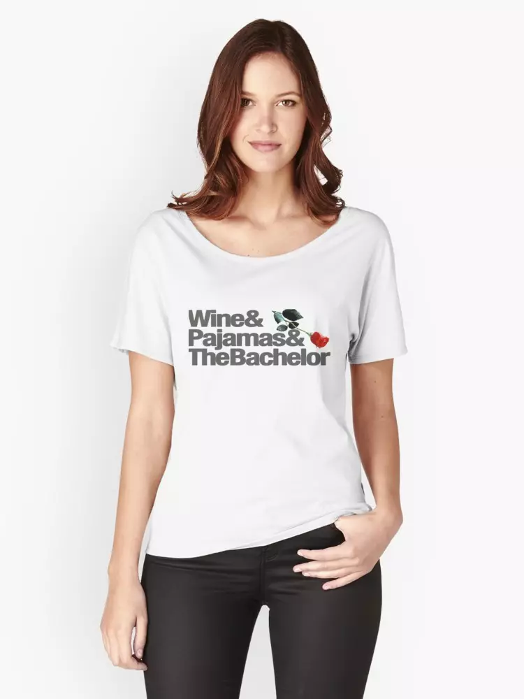 mejores regalos fans Bachelorette Bachelor camiseta de mujer pijama de vino