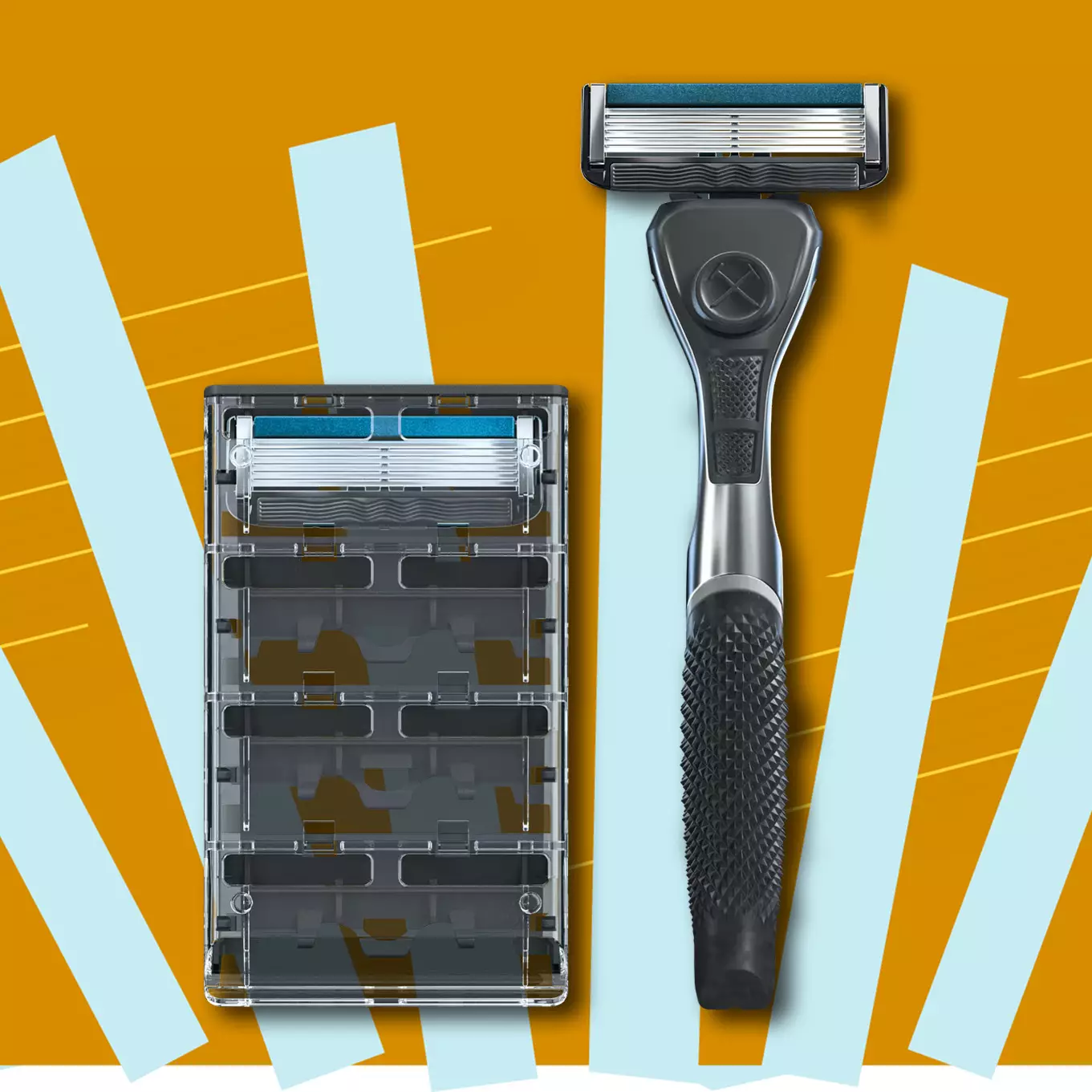 Kit básico de 6 cuchillas Dollar Shave Club