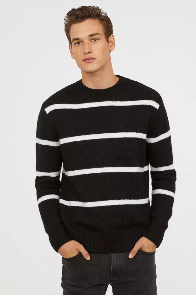 Kasjmier sweater foar manlju