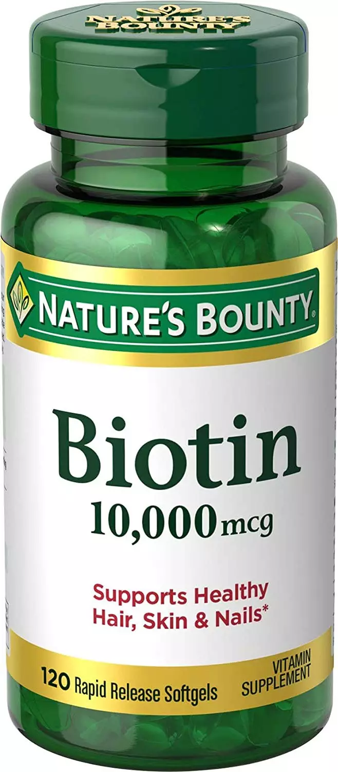 مكملات الجمال الفيتامينات الأكثر مبيعاً amazon Nature's bounty 10،000 mcg