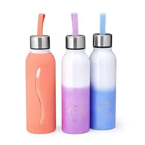 cómo mantenerse hidratado botella de agua que cambia de color
