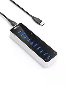 Concentrateur Anker USB 3.0 SuperSpeed 10 ports