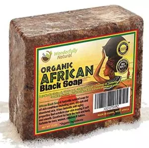 صابون أفريقي أسود طبيعي رائع