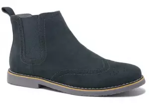 Suede Boots Chelsea Gray