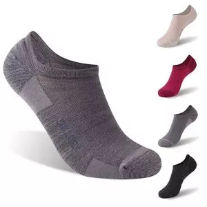 ZEALWOOD Unisex Merino Wool Moisture Wicking Ultra-light Running Socks