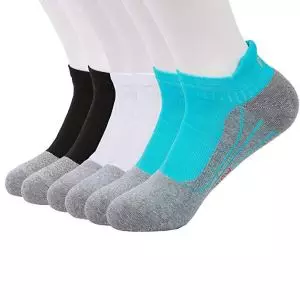 Feetalk အနံ့ခံနိုင်ရည်ရှိသော Cushioned Ankle Tab Sock