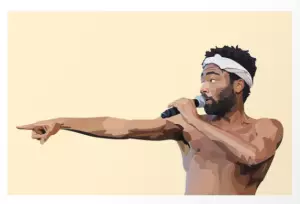 djetinjasti gambino art print