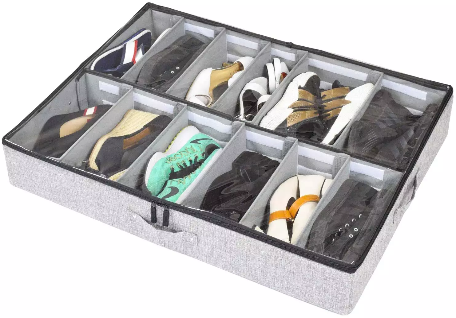 StorageLAB organizador de armazenamento de sapatos sob a cama