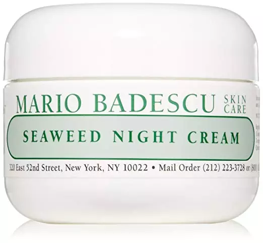 populiariausios grožio odos priežiūros priemonės, įsigytos šnipų skaitytojai 2018 Mario Badescu jūros dumblių naktinis kremas