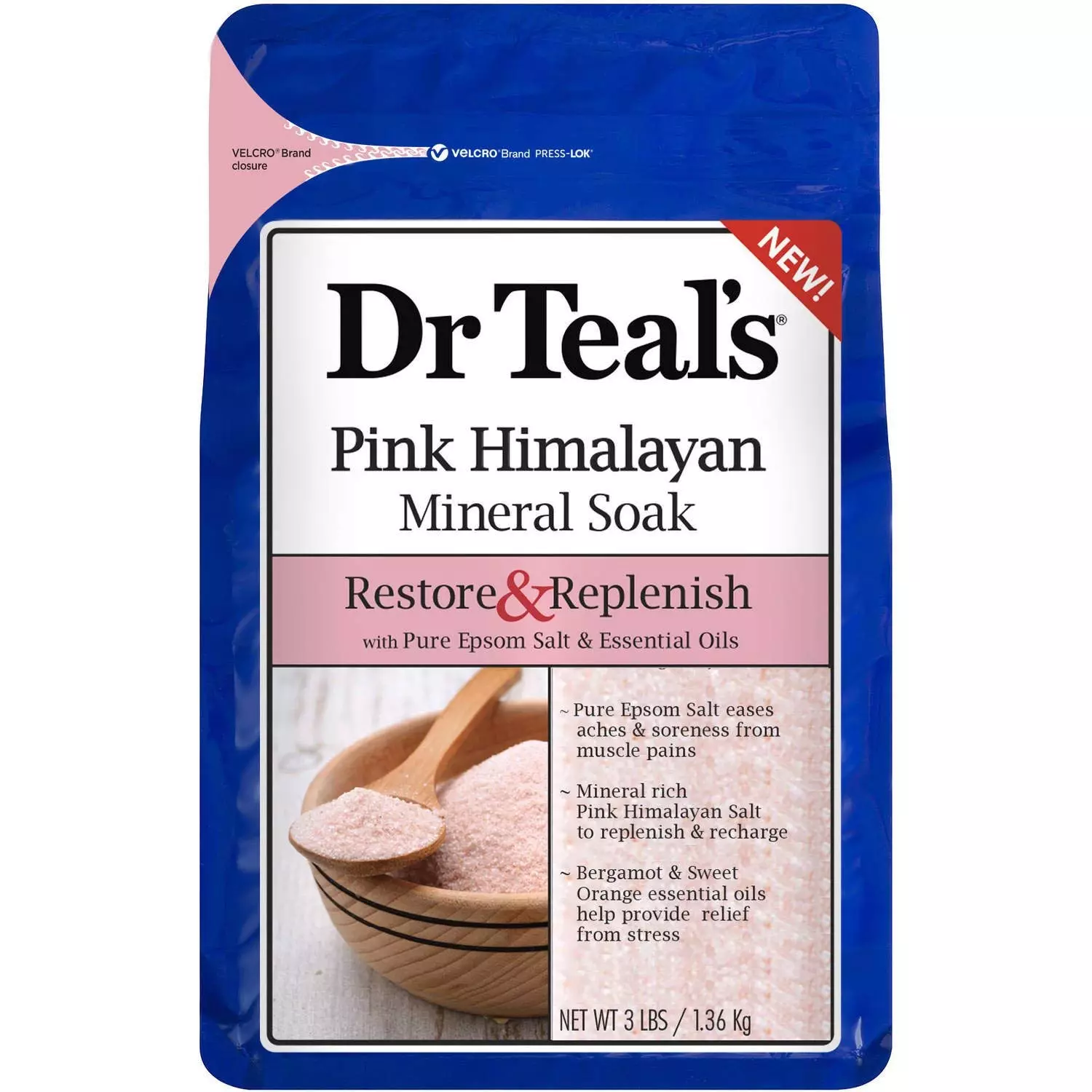 himalaya salt rosa best bruker dr. teal's mineral soak gjenopprette og fylle på
